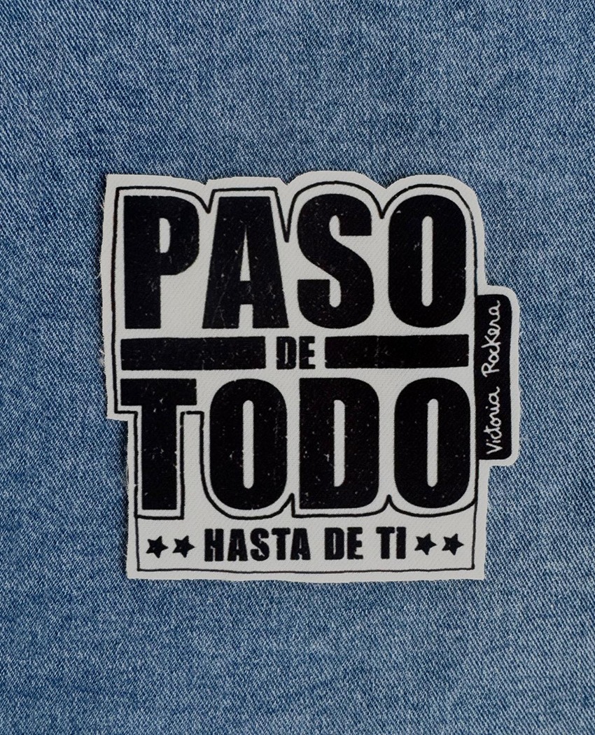 Parche paso de todo - Victoria Rockera - ropa